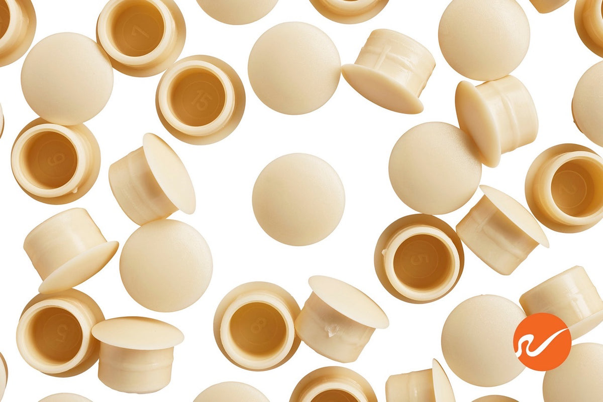 12mm Almond Hole Plugs - Bulk Pricing | WidgetCo