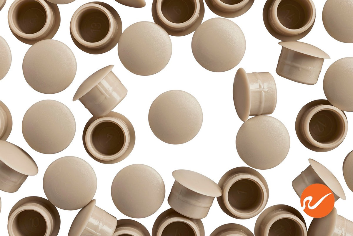 12mm Light Beige Hole Plugs | WidgetCo