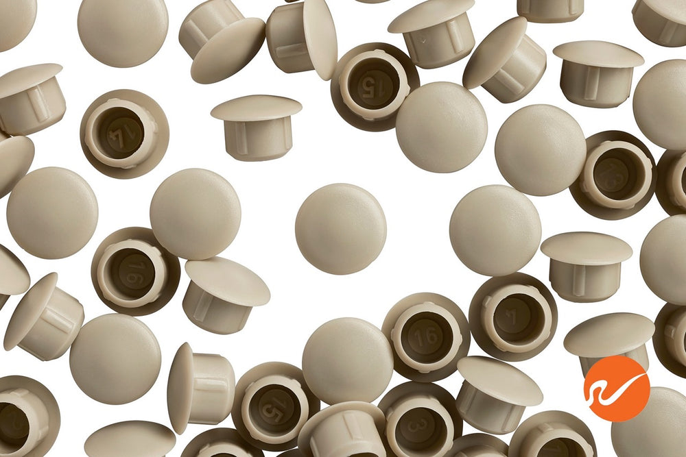 3/8" (10mm) Cream Hole Plugs | WidgetCo