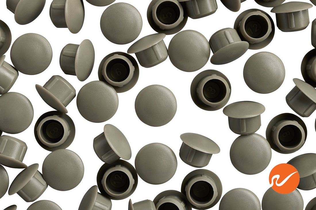 3/8" (10mm) Ash Grey Hole Plugs | WidgetCo