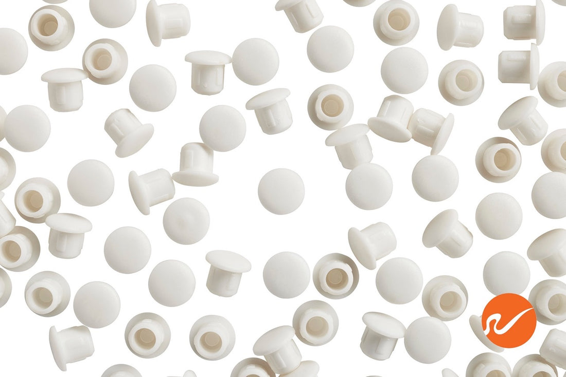 6mm White Hole Plugs - Bulk Pricing | WidgetCo