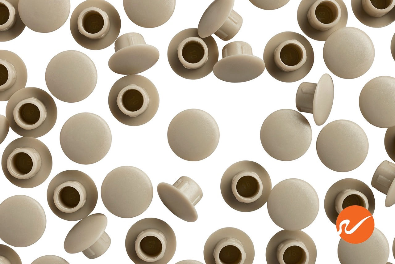 5/16" (8mm) Cream Hole Plugs | WidgetCo