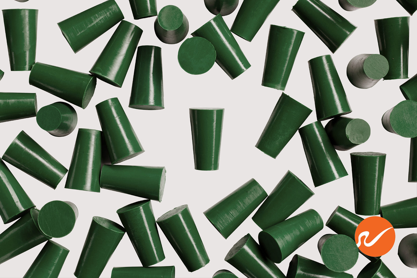 Green Neoprene Stoppers - All Sizes - Bulk Pricing | WidgetCo