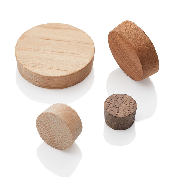 WidgetCo® Wood Plugs - Ipe Plugs, Oak, Walnut & more - Bulk Pricing