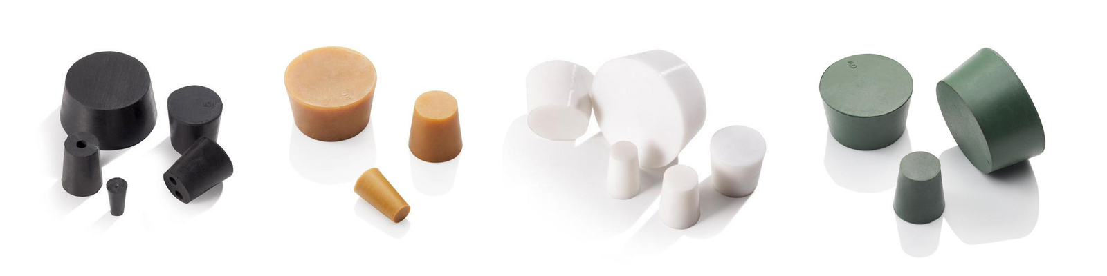 WidgetCo® Rubber Stoppers - Bulk Pricing on All Sizes of Rubber Plugs