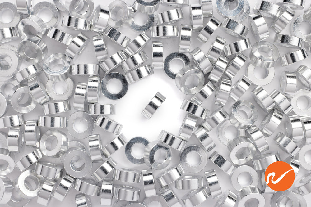 WidgetCo 1/4" Aluminum Spacers - Metal Standoff - Bulk Pricing