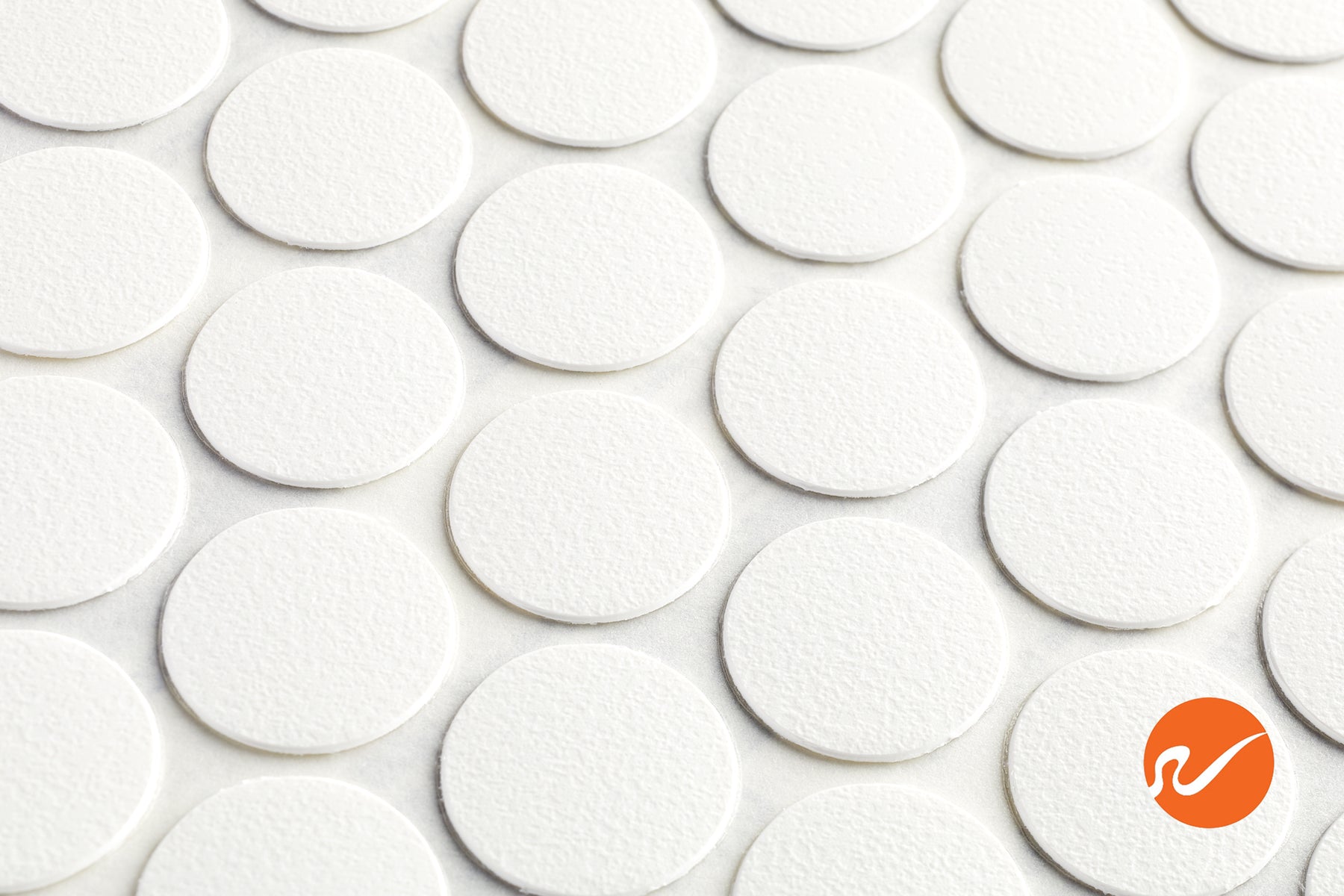 White Fastcap - Peel & stick screw covers