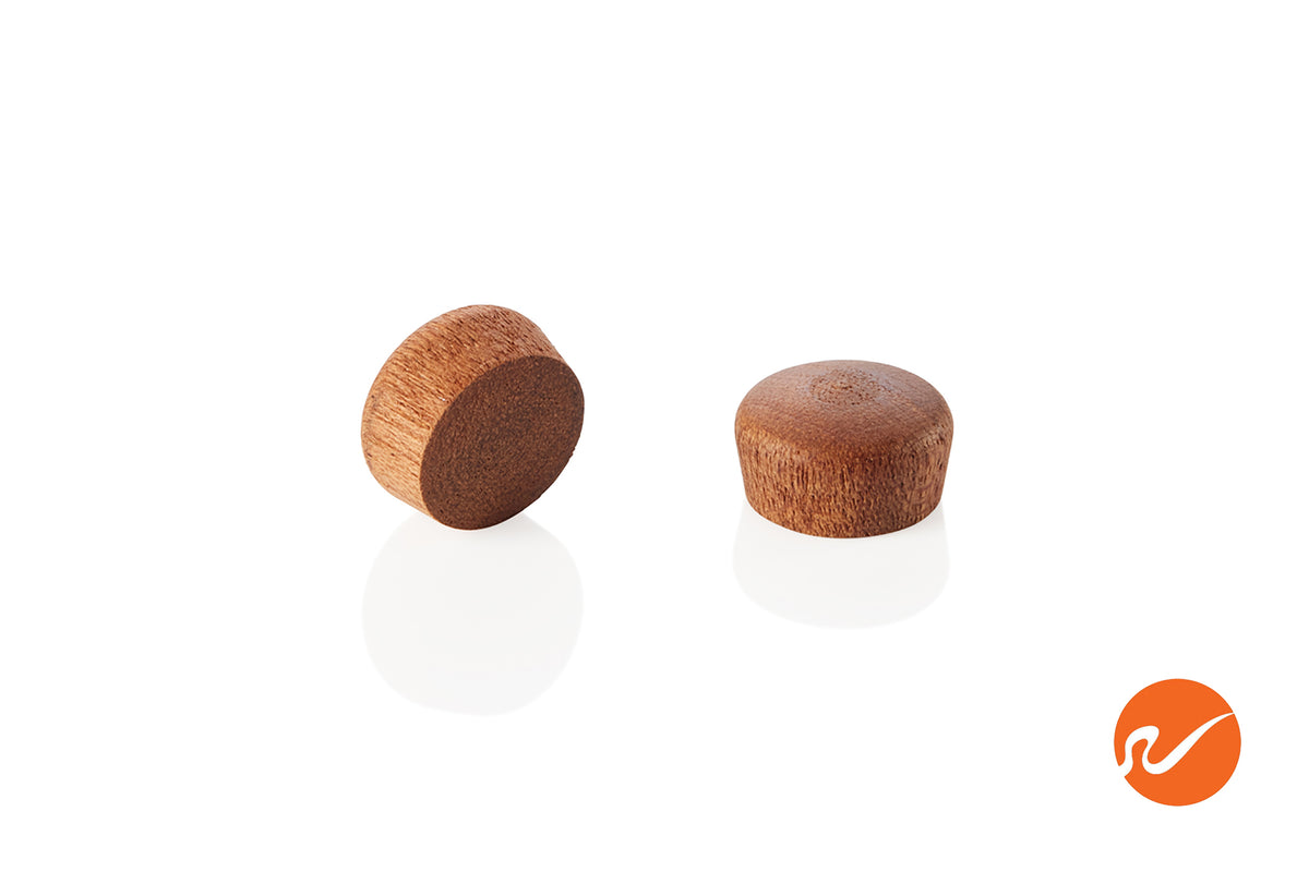 1/2" Mahogany Oval Wood Plugs | WidgetCo