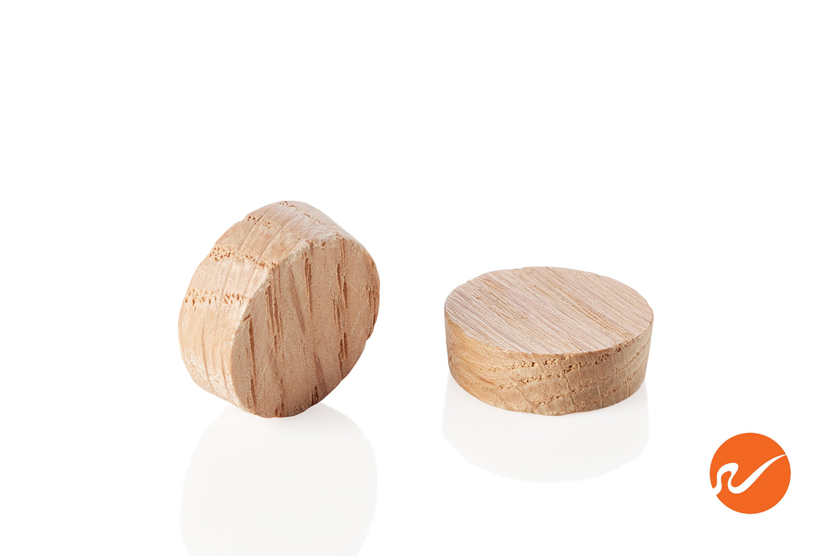 3/4" Oak Wood Plugs - Face grain | WidgetCo